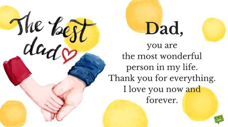 Thank You Messages For Dad – Thank You Quotes
