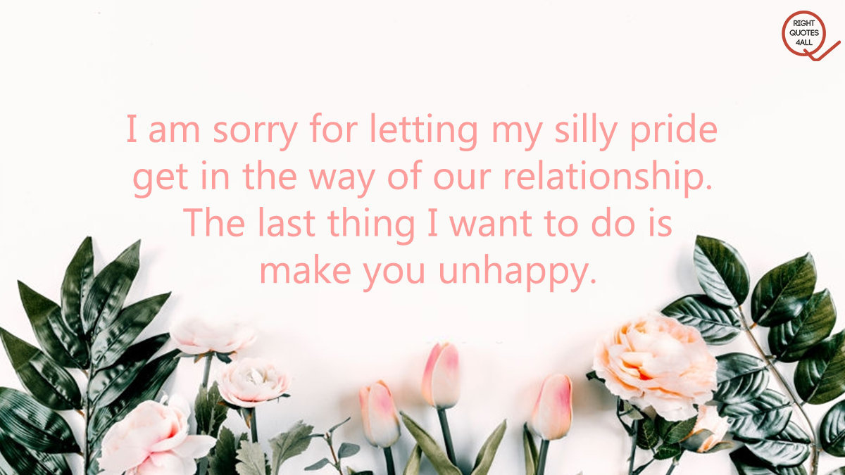 I am Sorry Messages for Girlfriend - Sweet Apology Quotes for Her